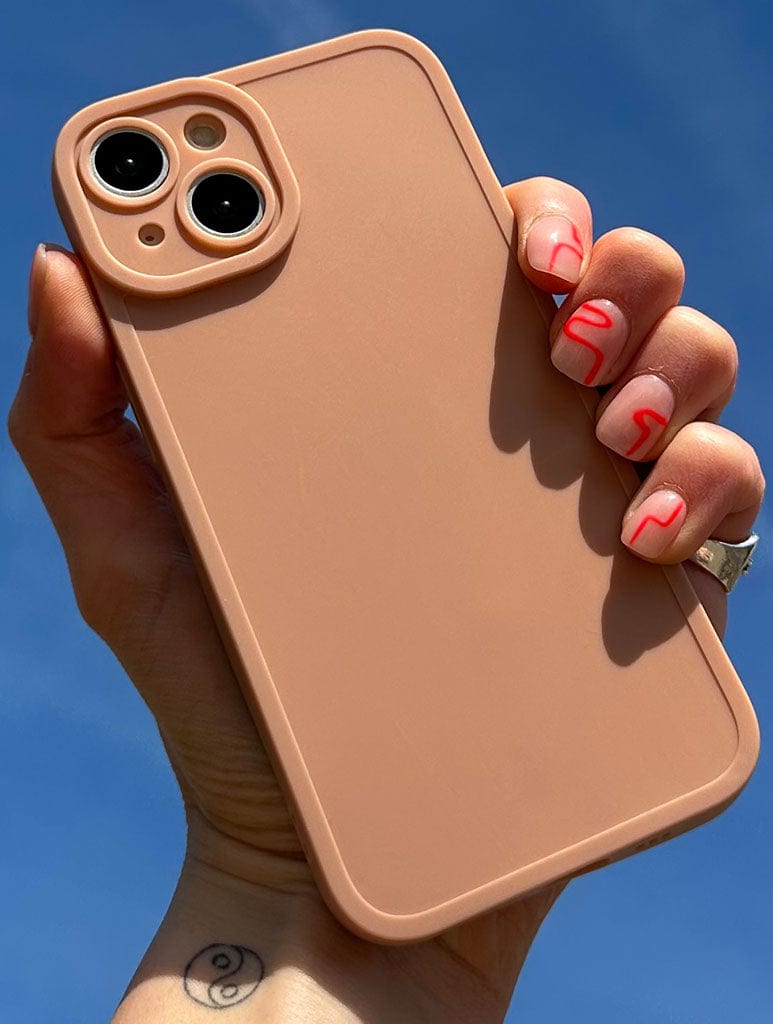 Peach Silicone iPhone Case | Lightweight Phone Case | Skinnydip London