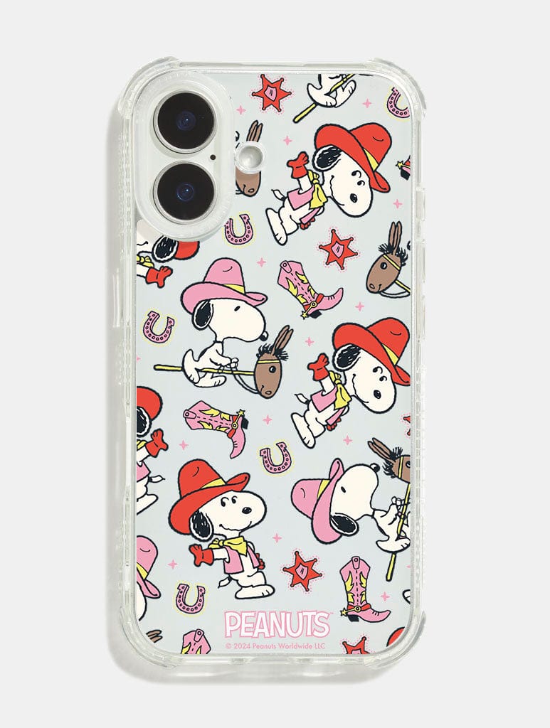 Peanuts Snoopy Cowboy iPhone Case | Snoopy Phone Cases | Skinnydip London