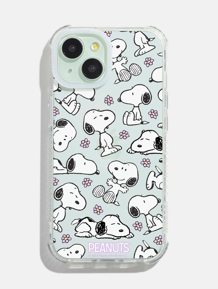 Peanuts x Skinnydip Snoopy Lilac Daisy Shock iPhone Case | Charlie ...