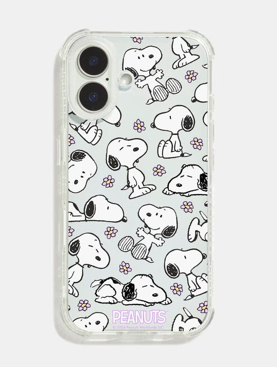 Peanuts x Skinnydip Snoopy Lilac Daisy Shock iPhone Case | Snoopy Phone ...