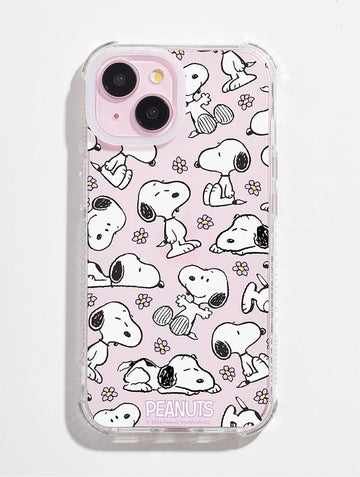 Peanuts x Skinnydip Snoopy Lilac Daisy Shock iPhone Case | Charlie ...