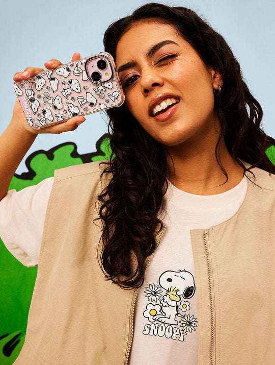 Peanuts x Skinnydip Snoopy Lilac Daisy Shock iPhone Case | Charlie ...