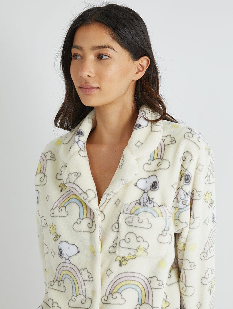 Peanuts x Skinnydip Snoopy Rainbow Fleece Pyjama Set – Skinnydip London