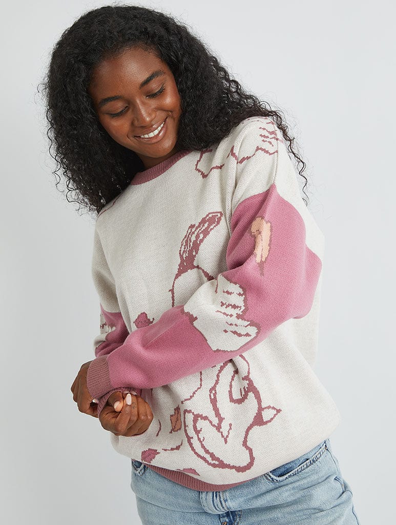 Peanuts x Skinnydip Snoopy Varsity Knitted Jumper – Skinnydip London