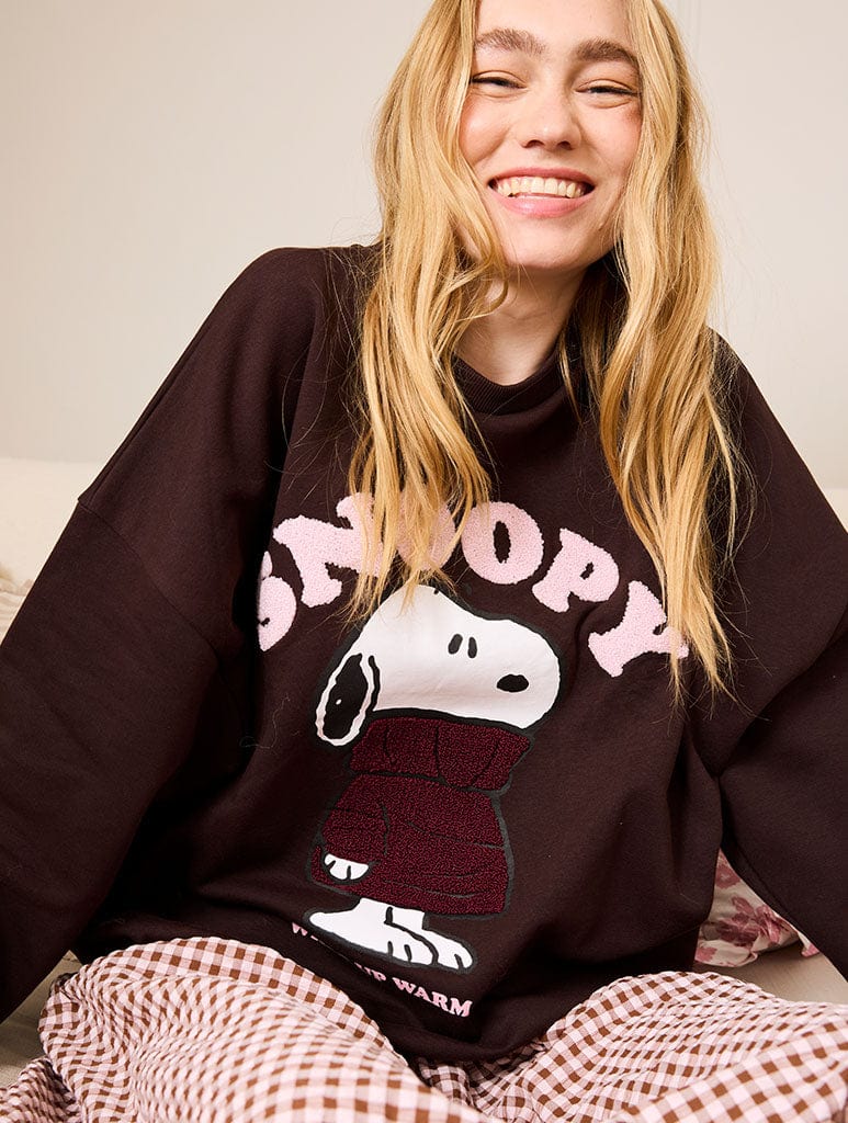 Peanuts x Skinnydip Snoopy Wrap Up Warm Sweatshirt – Skinnydip London
