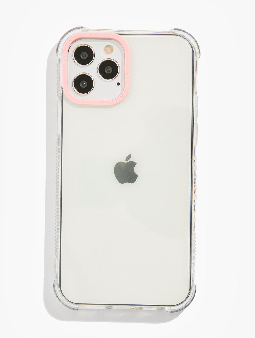 Clear & Pink Shock iPhone Case | Personalised Cases | Skinnydip London