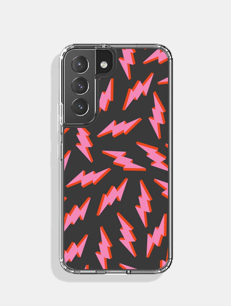 Pink and Red Lightening Bolt Android Case | Vibrant Android Cases | Skinnydip London