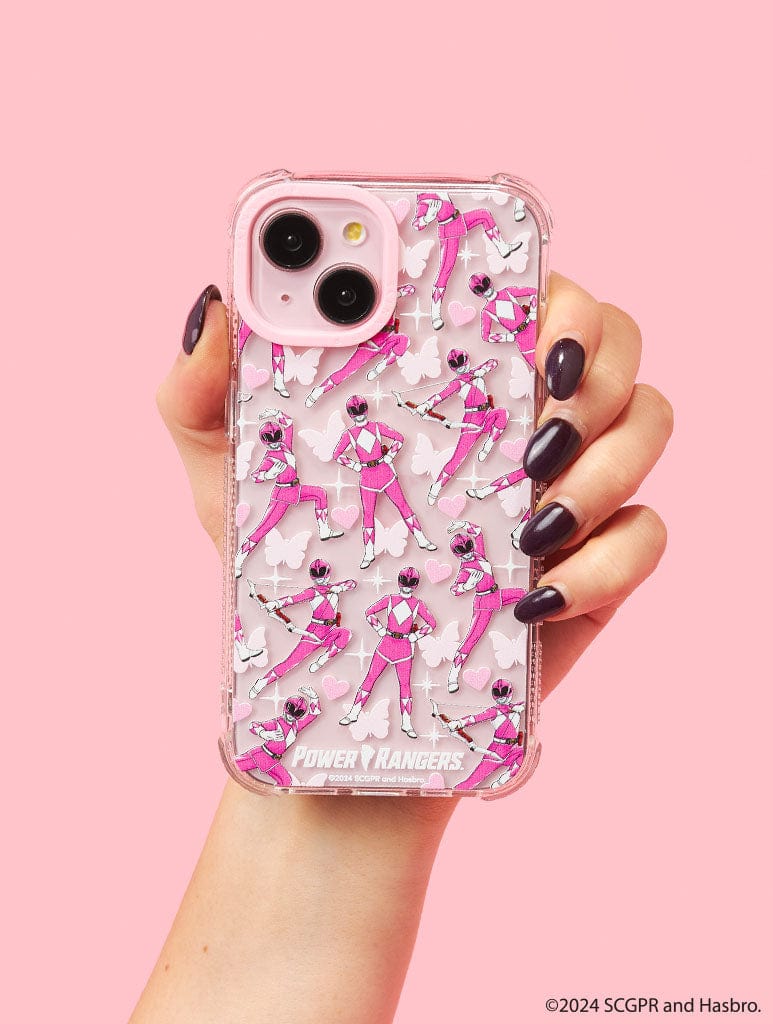 Power Rangers Pink Power Ranger Shock iPhone Case | Power rangers Phone ...