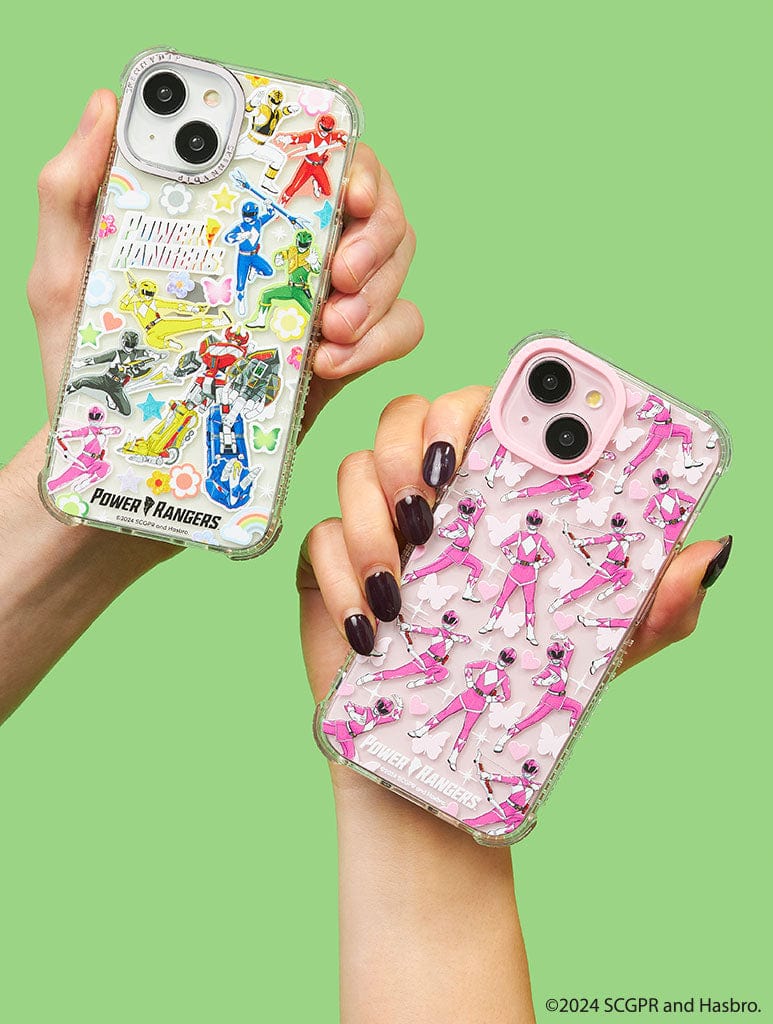 Power Rangers Pink Power Ranger Shock iPhone Case | Power rangers Phone ...