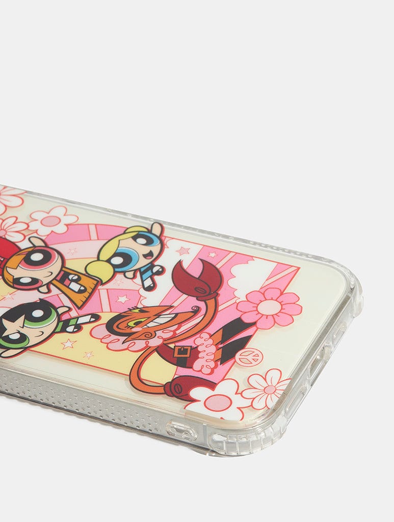 Powerpuff Girls Pink Floral Shock iPhone Case | Shop Powerpuff Girls Merchandise | Skinnydip London