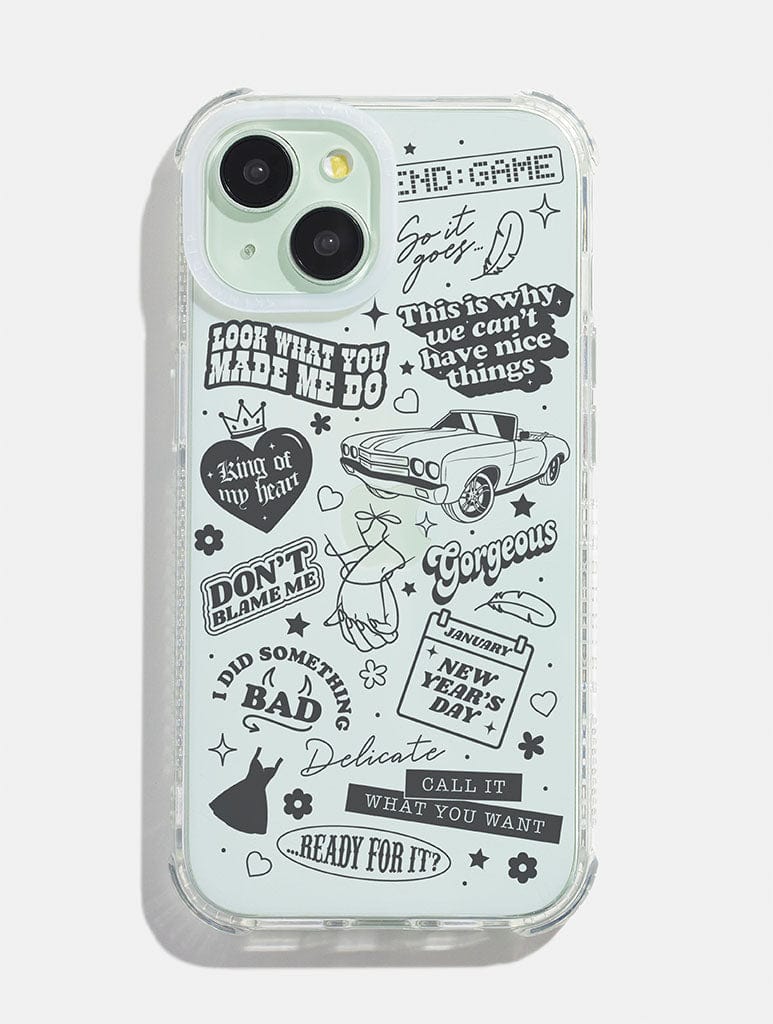 Reputation Shock iPhone Case | Taylor Inspired Albums Merch | Skinnydip ...
