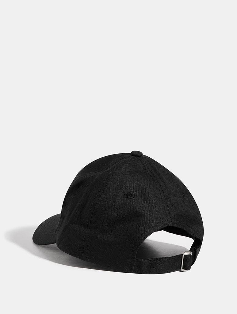 Rude Cap in Black | Black Graphic Caps | Skinnydip London
