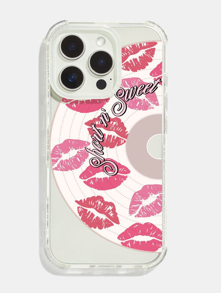 Lipstick Vinyl Shock iPhone Case | Short And Sweet Cases |Skinnydip London