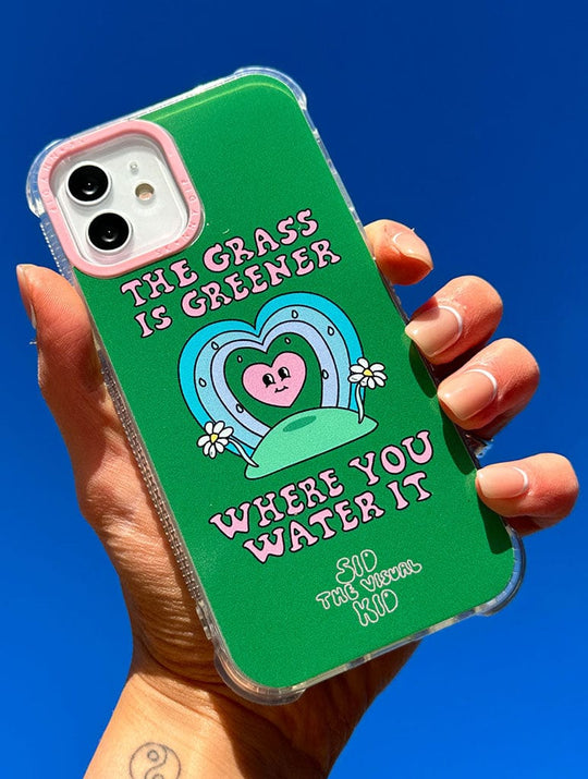 Sid the Visual Kid Greener Grass Shock Case | Phone | Skinnydip London