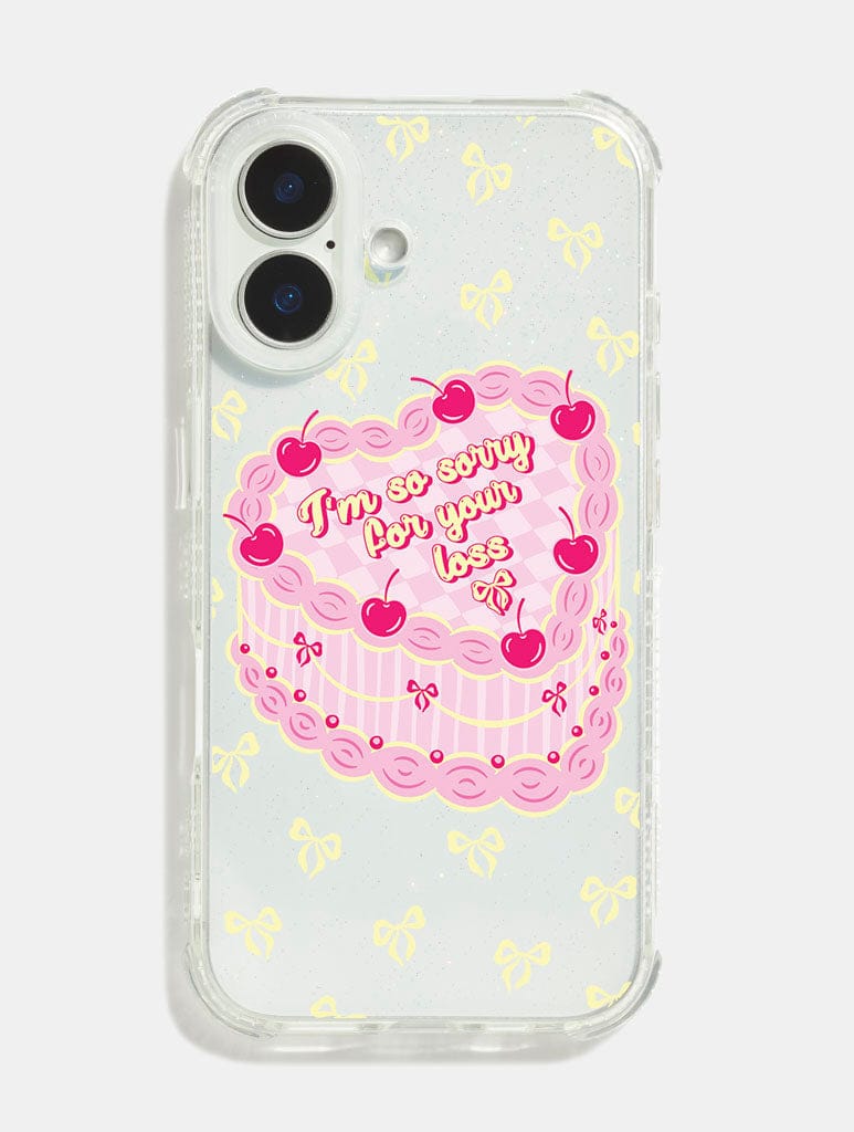 So Sorry For Your Loss Shock iPhone Case | Cake Phone Cases | Skinnydip ...
