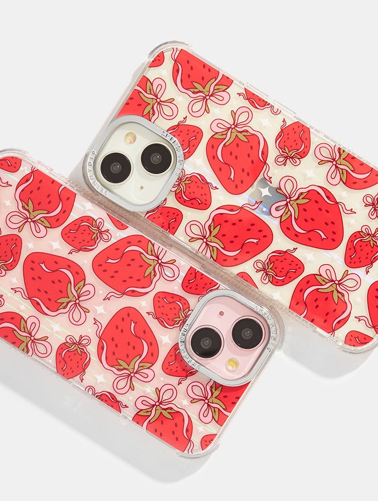Strawberry Bow Shock iPhone Case | Fruit iPhone Cases and Accessories ...