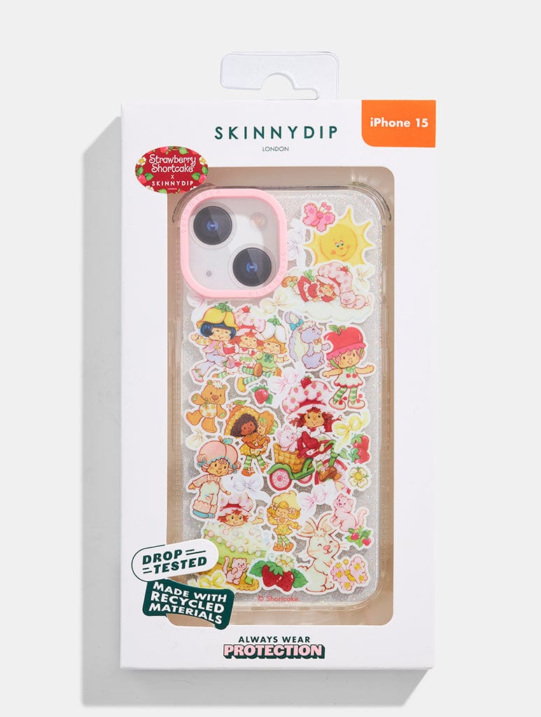 Strawberry Shortcake x Skinnydip Coquette Sticker Case | Strawberry Shortcake Inspired Phone ...
