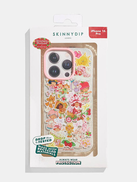 Strawberry Shortcake x Skinnydip Coquette Sticker Case | Strawberry Shortcake Inspired Phone ...