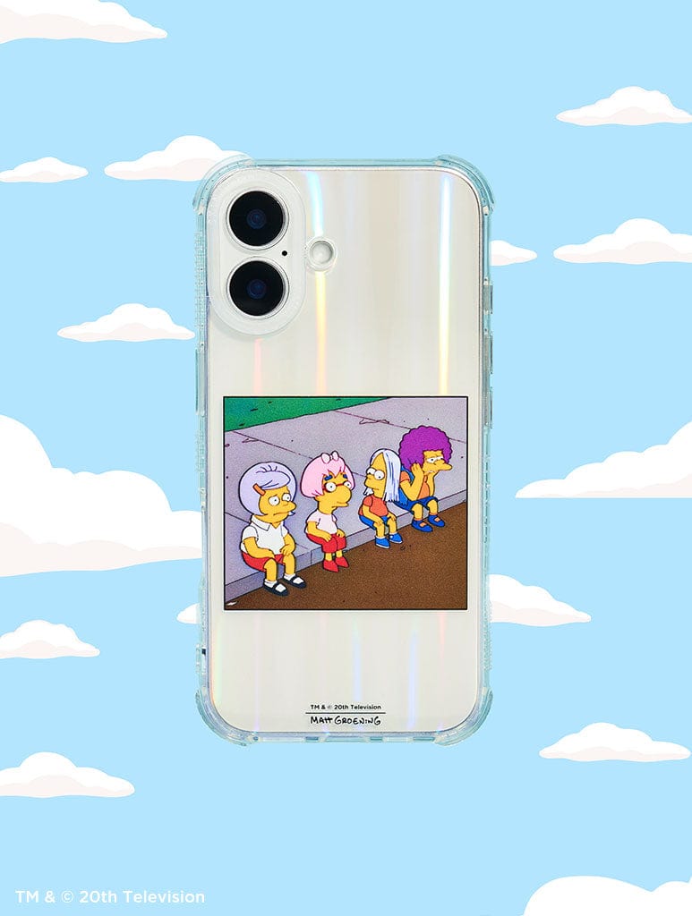 The Simpsons Bart On The Road Shock iPhone Case | Bart Simpson ...