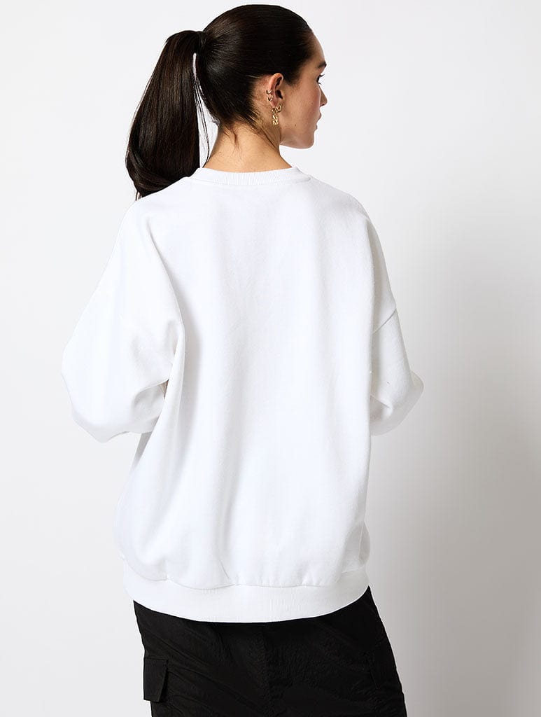 The Simpsons Cowboy Homer Sweatshirt In Ecru | Homer Simpson Clothing ...