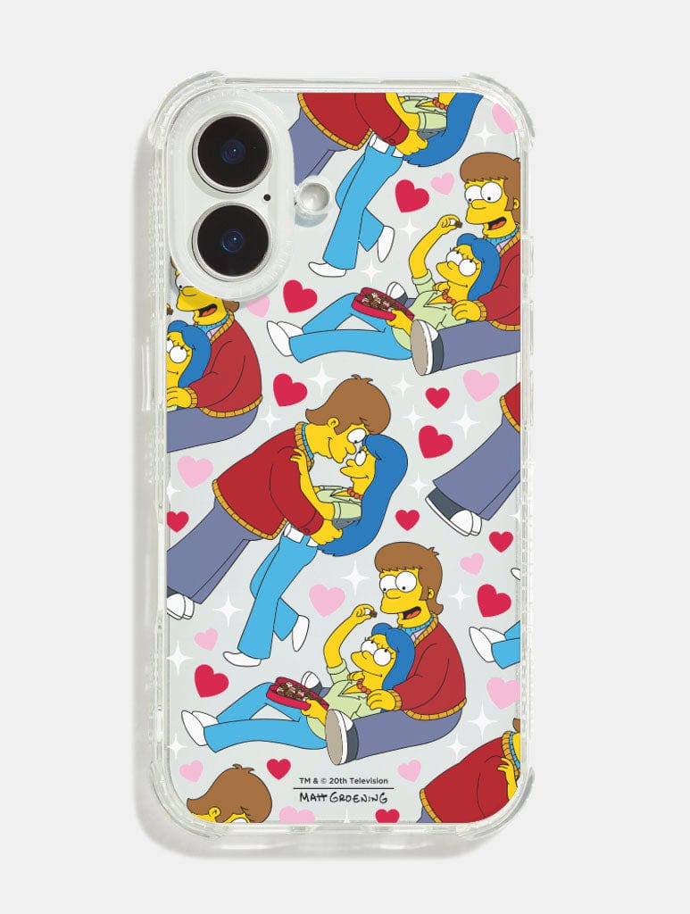 The Simpsons Homer and Marge Shock iPhone Case | New The Simpsons Merch ...