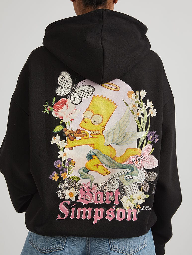 The Simpsons x Skinnydip Bart Simpson Hoodie | Cupid Bart Hoodie ...