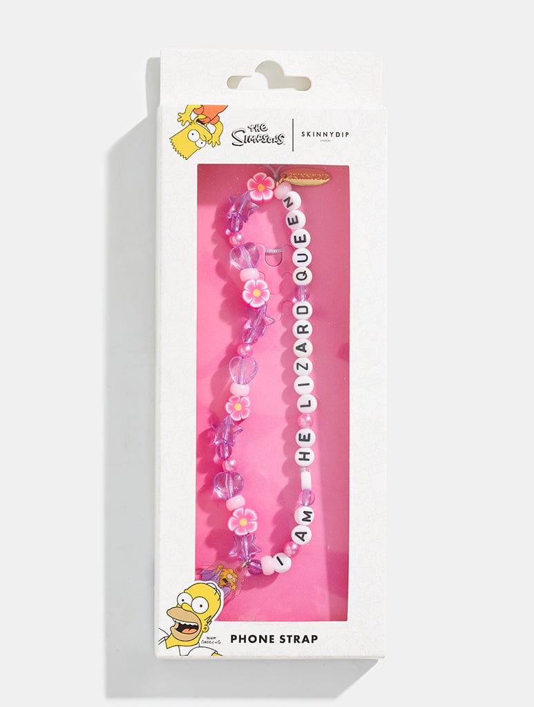 The Simpsons x Skinnydip Lizard Queen Phone Strap | Protective Straps ...