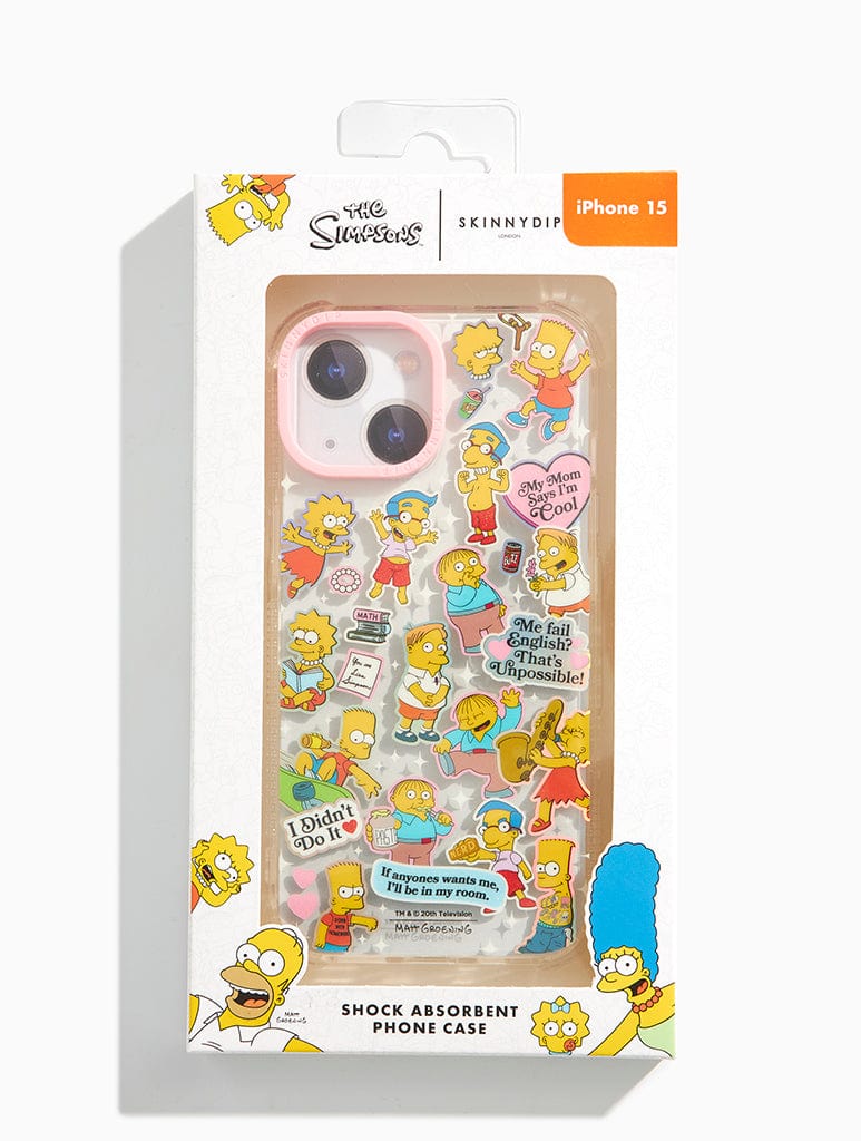The Simpsons x Skinnydip My Mum Says I'm Cool Sticker Shock iPhone Case ...