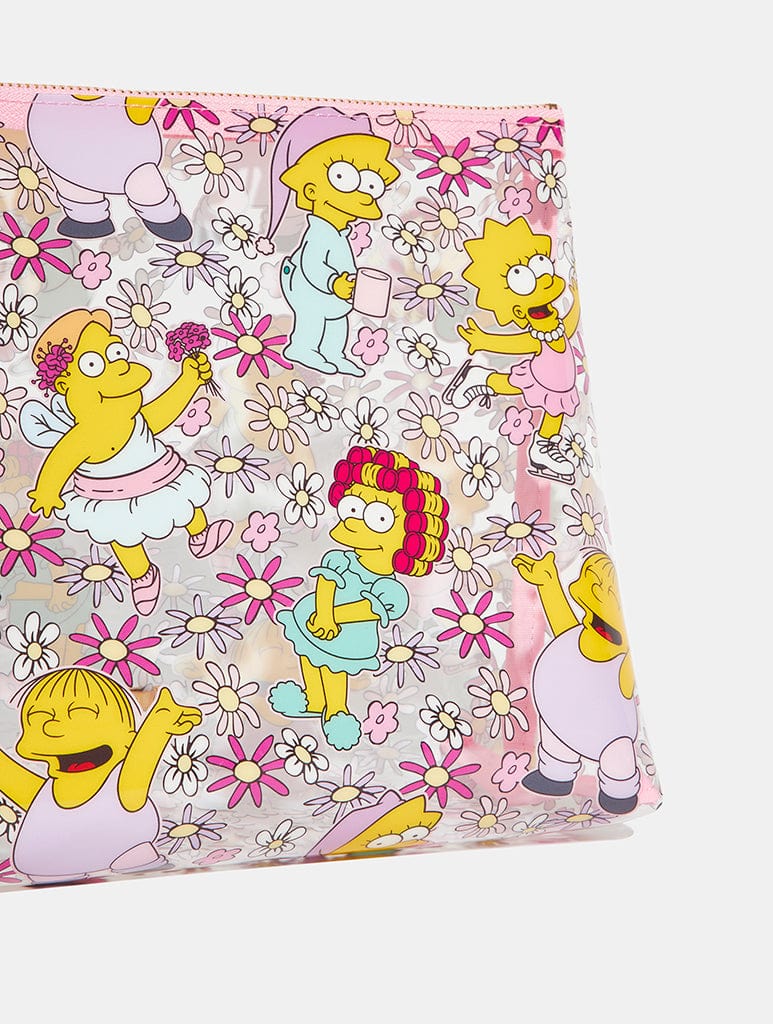 The Simpsons x Skinnydip Nerdy Floral Wash Bag | Travel Essentials | Skinnydip London