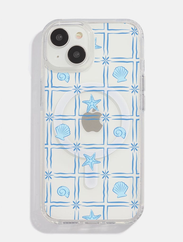 Tiled Sea Shells MagSafe iPhone Case | Skinnydip London