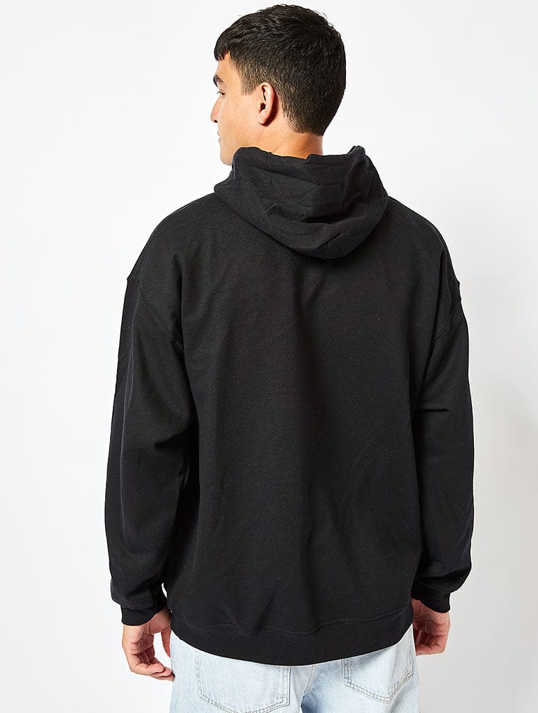 Watch Your Step Hoodie in Black | Shop Gifts For Him | Skinnydip London