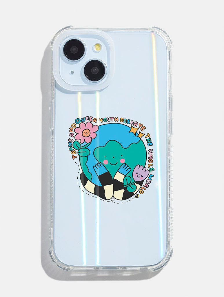 Wednesday Holmes x Skinnydip Trans and Queer Youth Shock iPhone Case ...