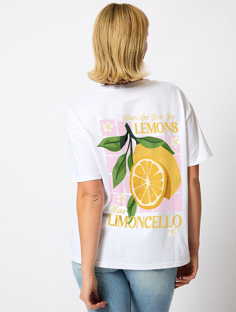When Life Gives You Lemons Make Limoncello T-Shirt in Ecru | Summer ...