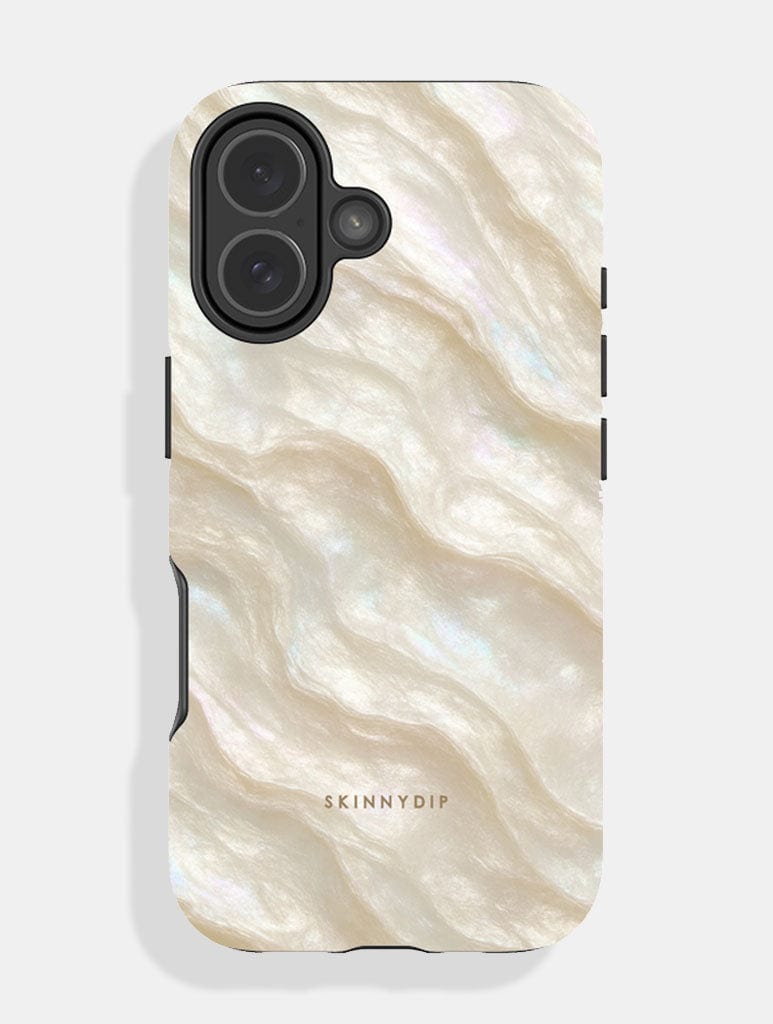 White Pearl Ultra Protective iPhone Case – Skinnydip London