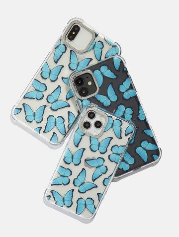 Blue Butterfly iPhone Case | Blue Phone Case | Skinnydip London