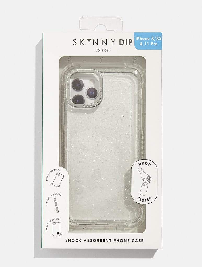 Silver Glitter Shock iPhone Case | Shop iPhone 14 | Skinnydip London